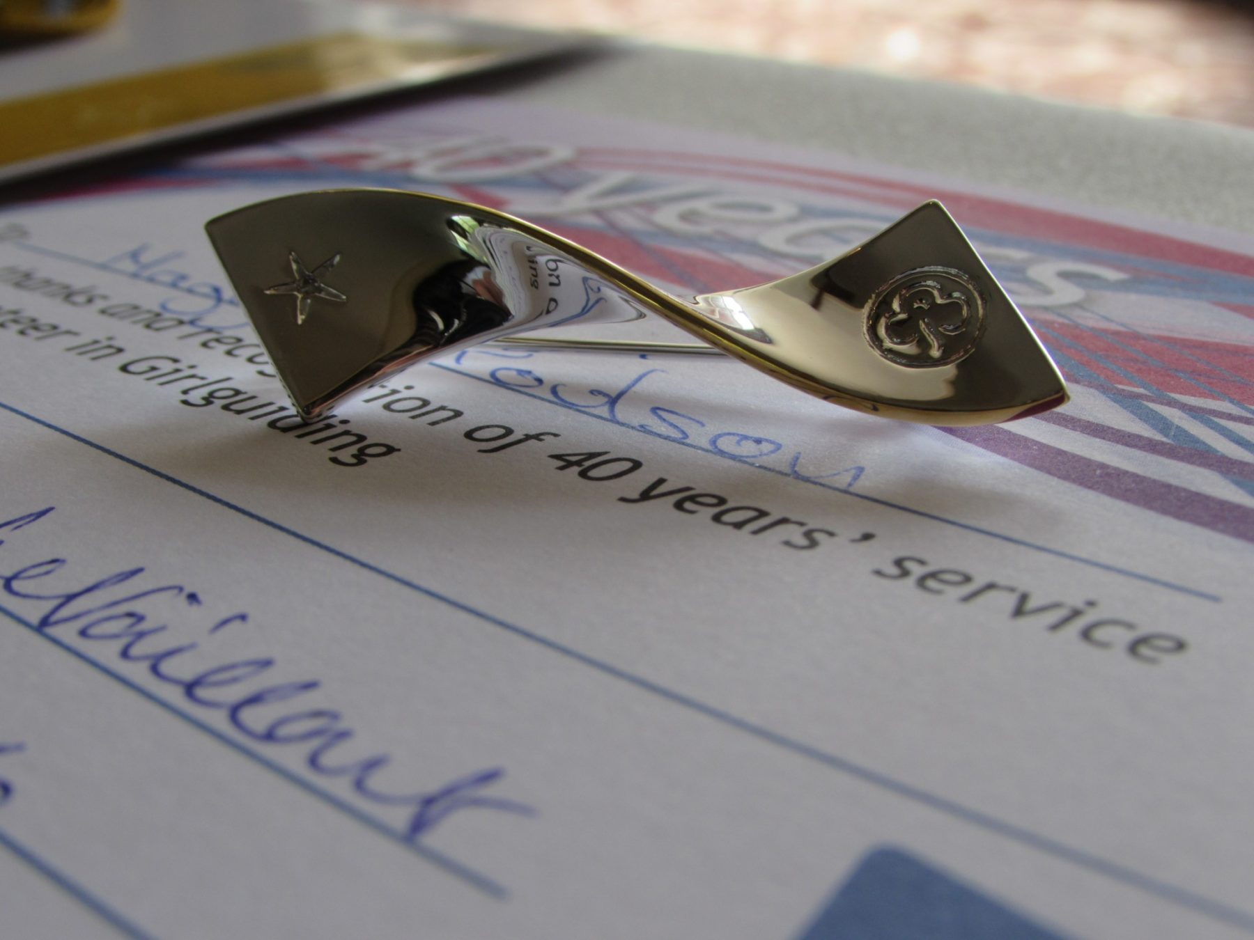 Long Service Awards - Girlguiding Stockport